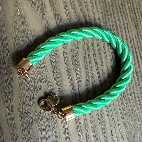 kate spade | Jewelry | Neon Green Kate Spade Braided Rope Bracelet ...